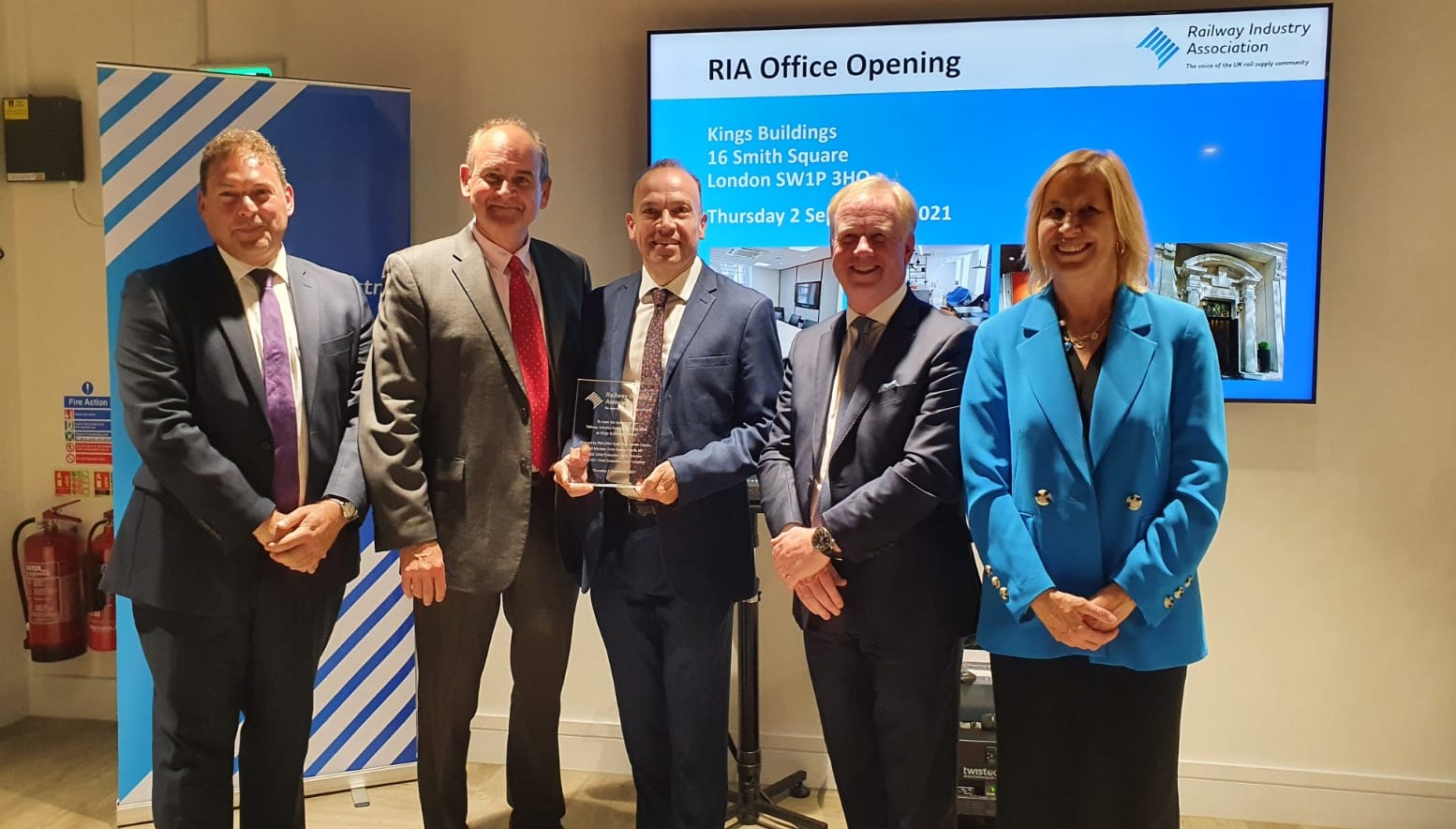 Rail Minister Chris Heaton-Harris and senior leaders open new RIA ...